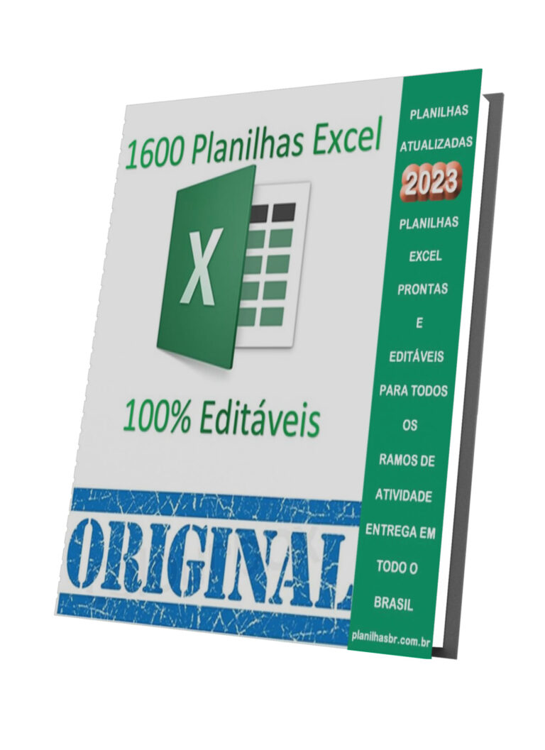 Kit 1600 Planilhas Excel Editáveis – Planilhas Excel com Direitos de ...